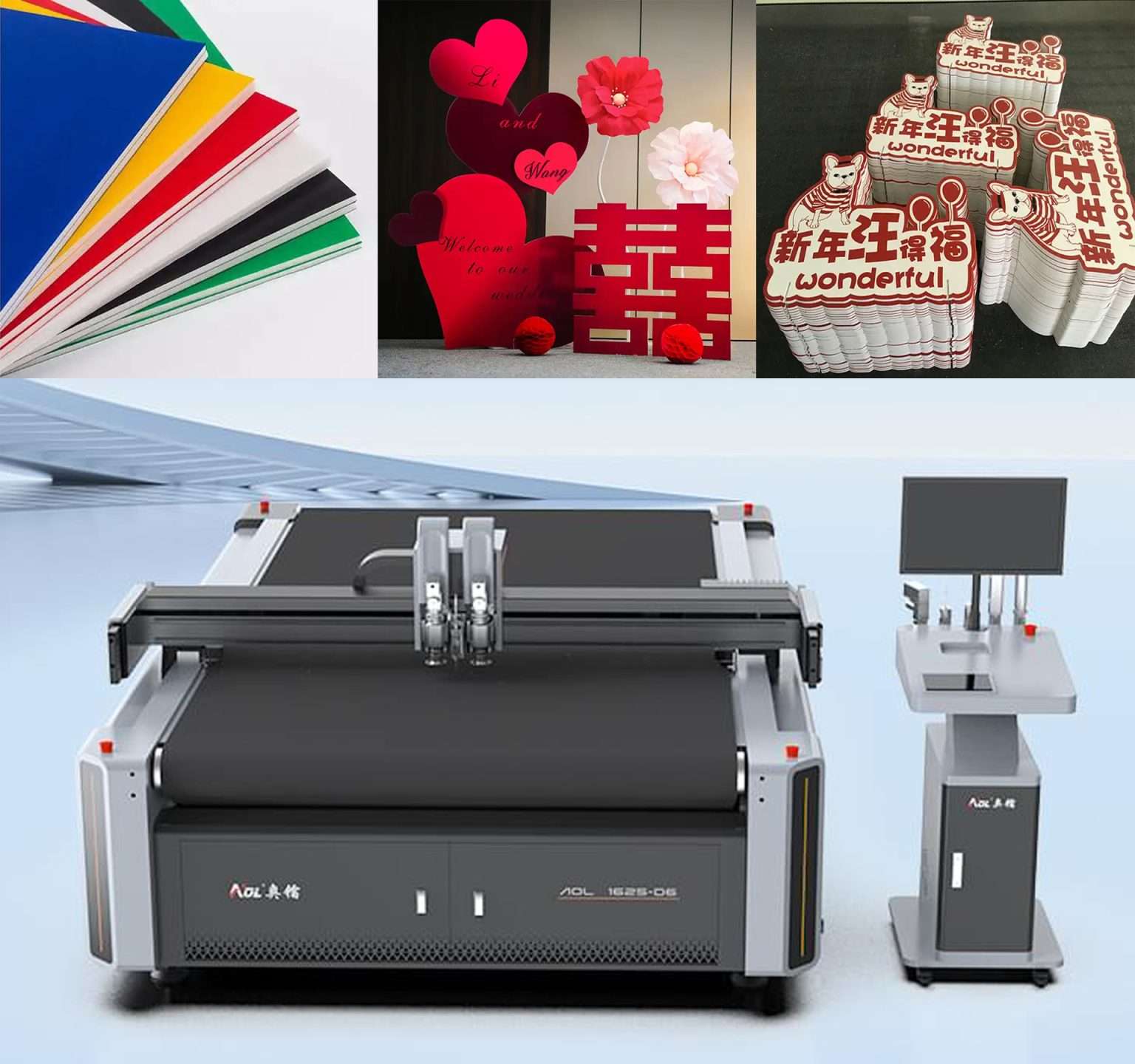 KT board digital cutting machine,Advertising production equipment