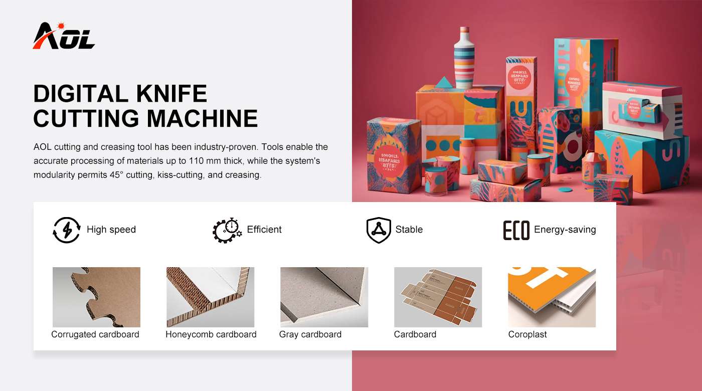 Cardboard digital CNC cutting machine
